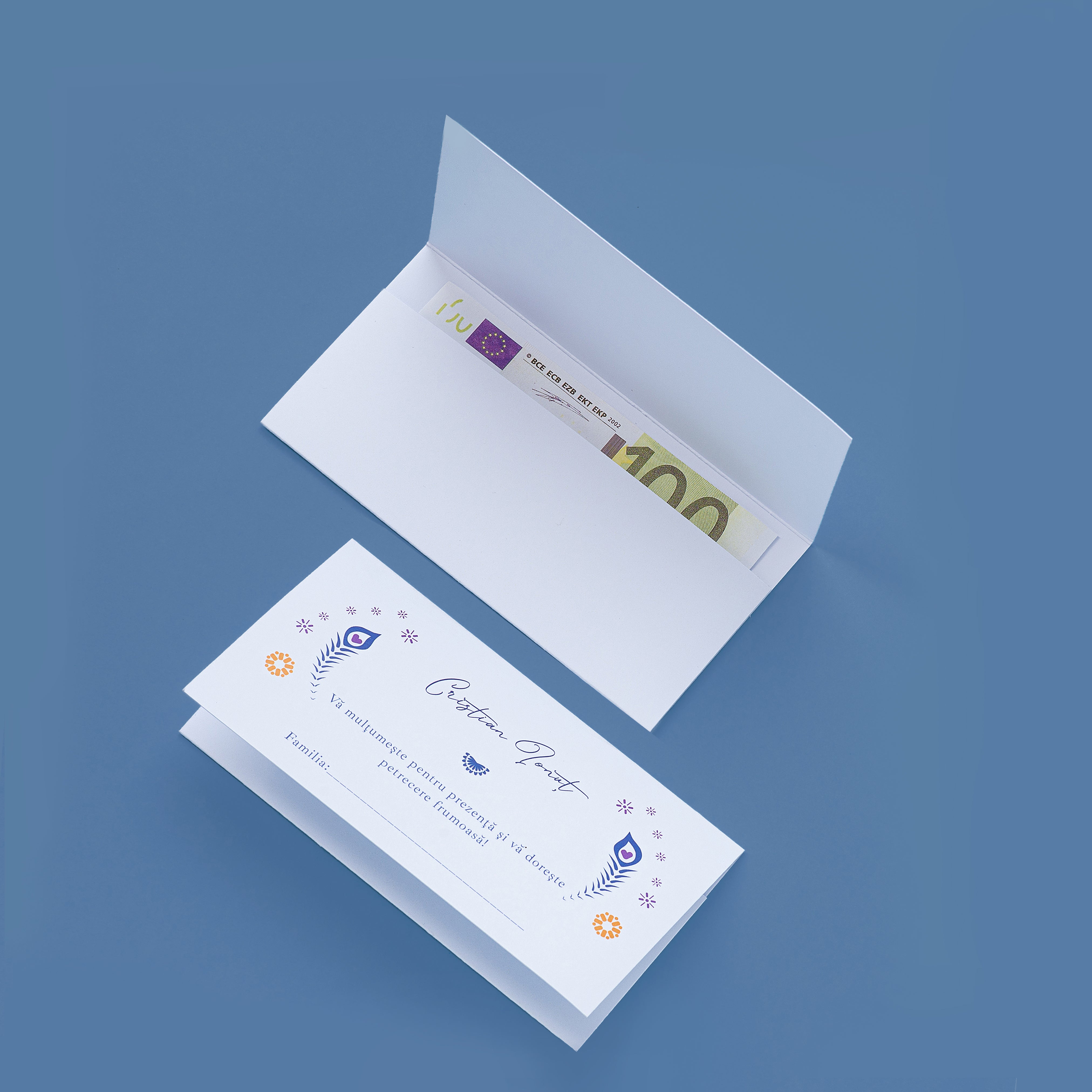 Ovalis flamma, card botez, băiețel, handmade – Mémoires