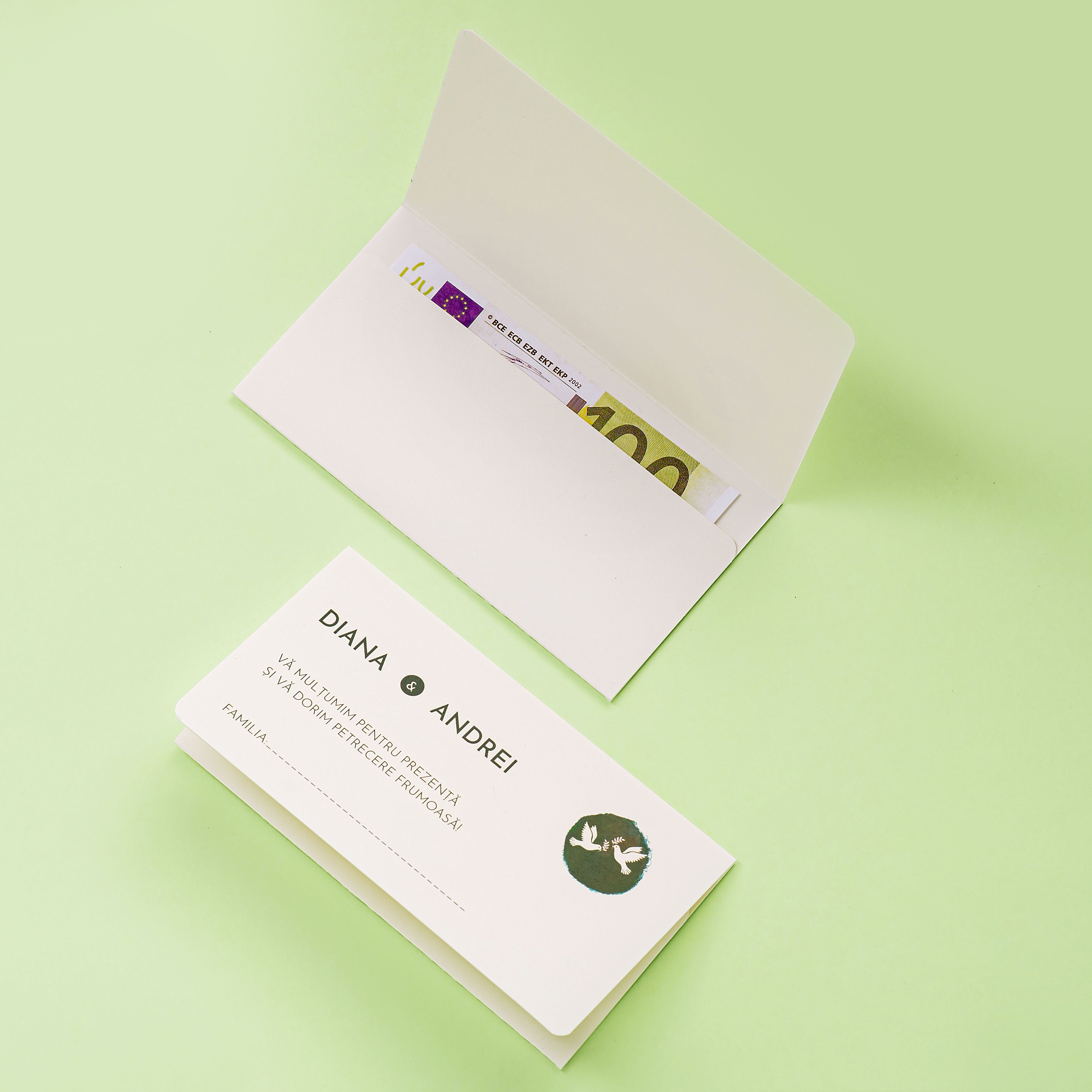 Classical perspicuum, card nuntă, handmade – Mémoires